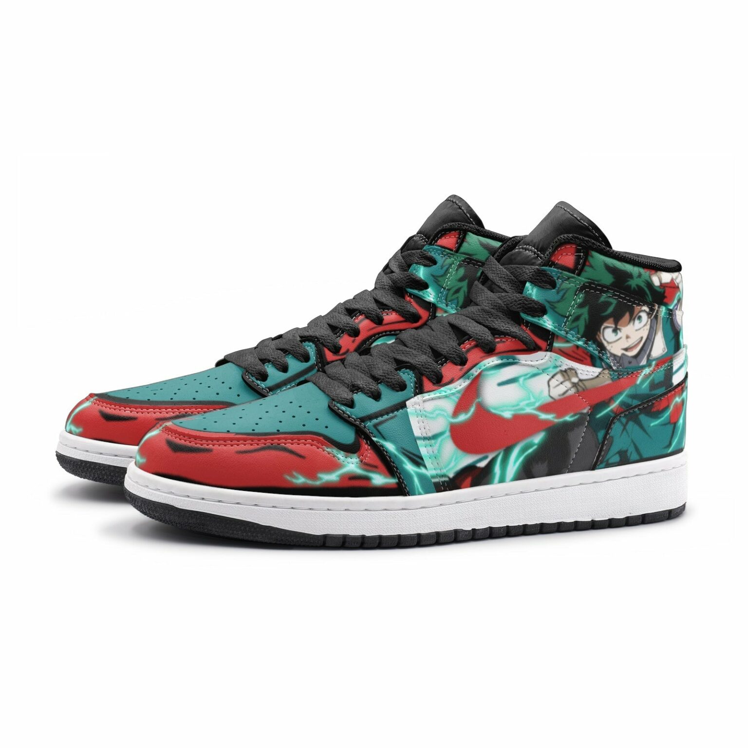 Izuku Midoriya - Deku My Hero JD1 Shoes - Unique Anime Apparel for Fans