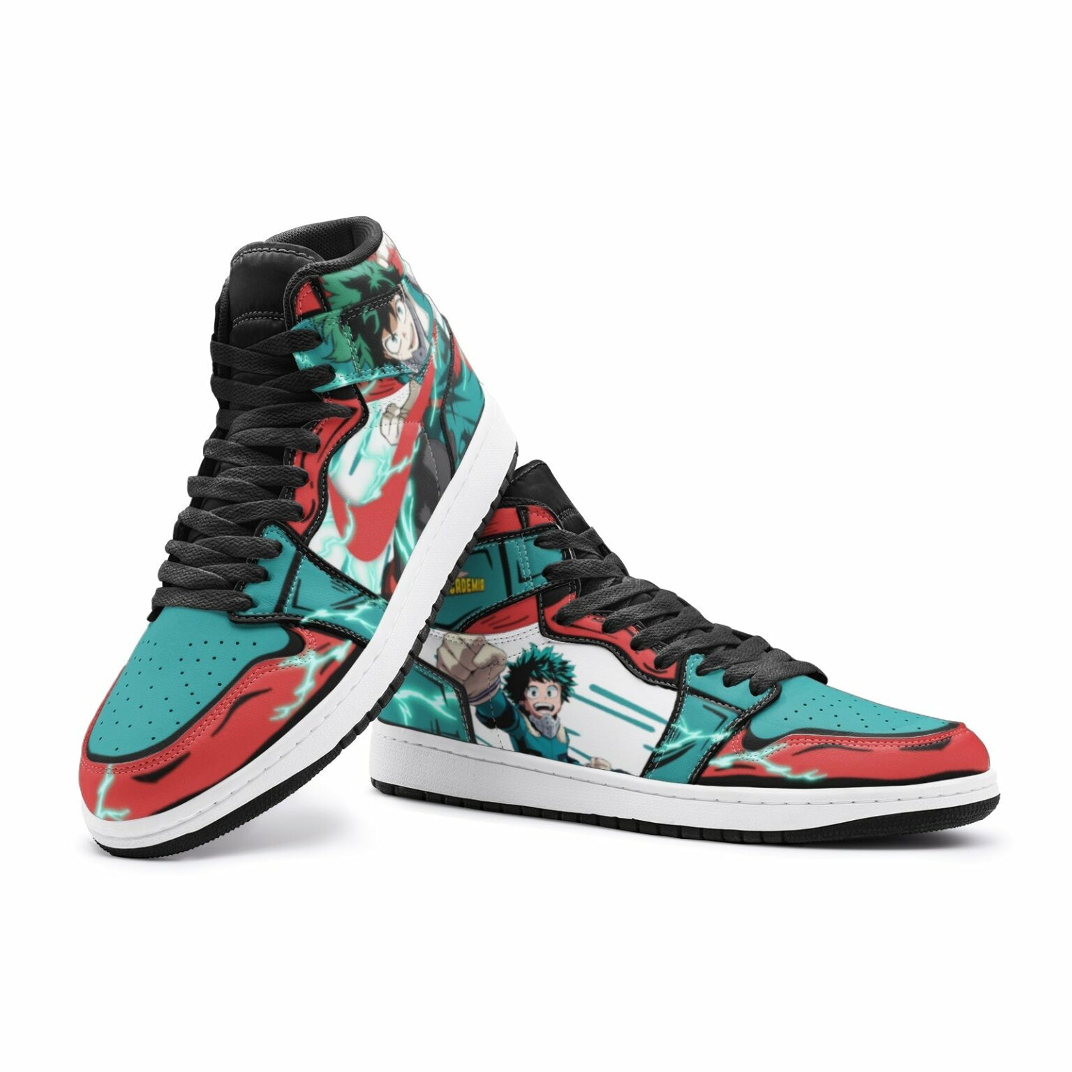 Izuku Midoriya - Deku My Hero JD1 Shoes - Unique Anime Apparel for Fans