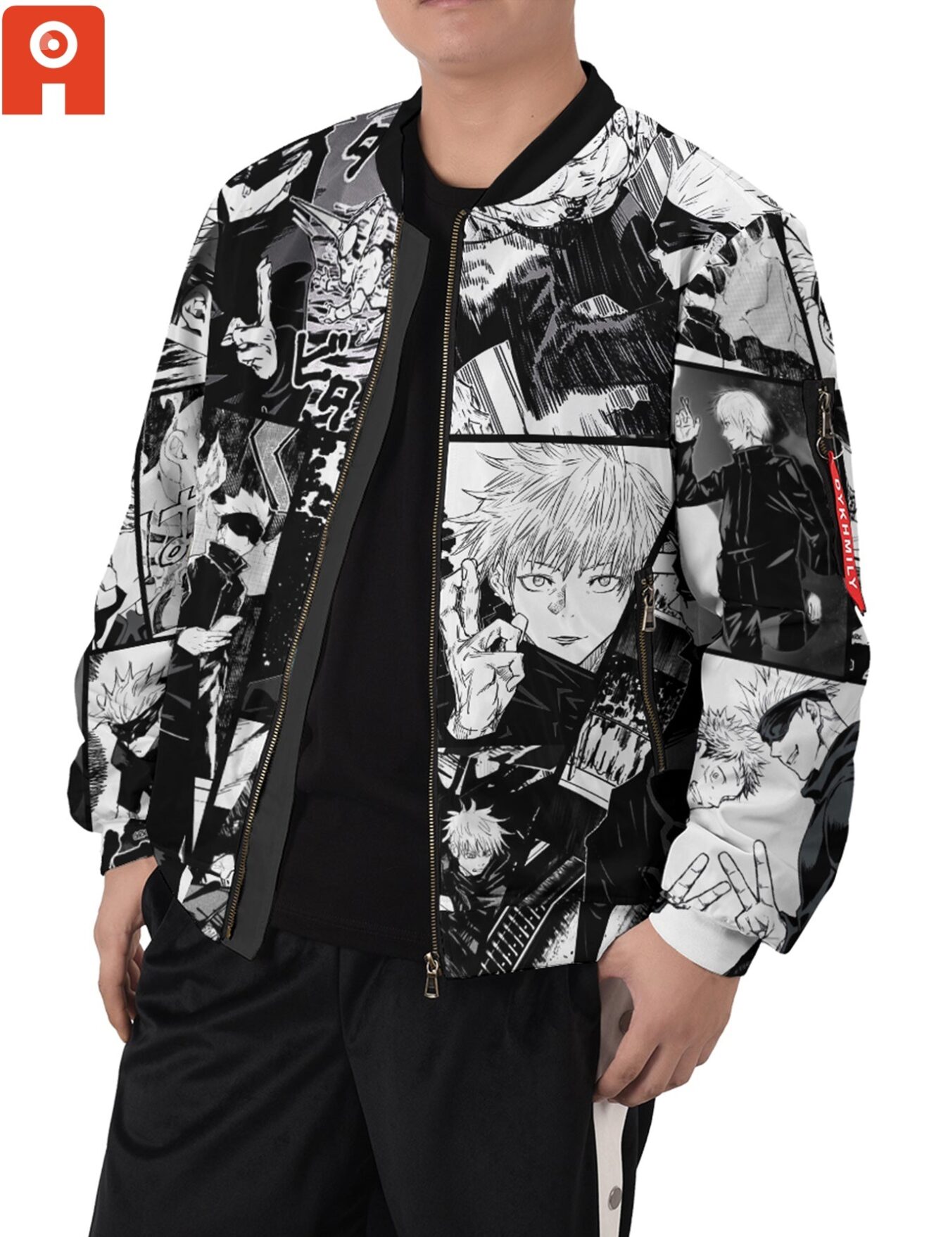 Jujutsu Kaisen Gojo Bomber Jacket - Unique Anime Apparel for Fans