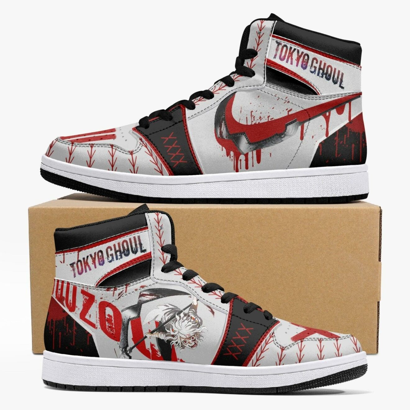 Juuzou Suzuya Tōkyō Gūru J-Force Shoes - Unique Anime Apparel for Fans