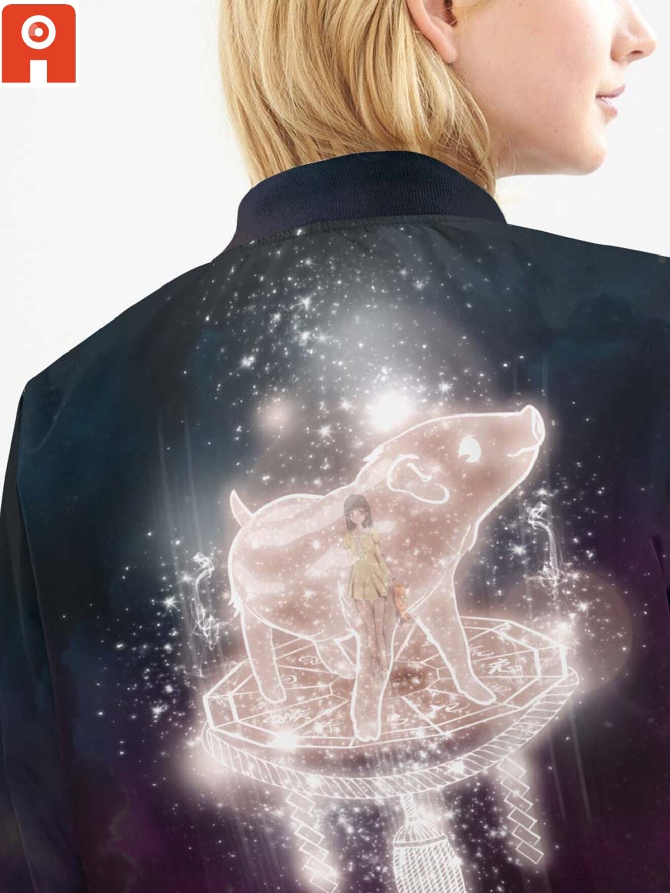 Kagura Spirit Bomber Jacket - Unique Anime Apparel for Fans