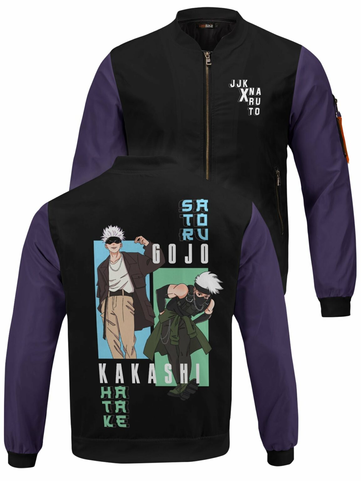 Kakashi Gojo StWear Bomber Jacket - Unique Anime Apparel for Fans