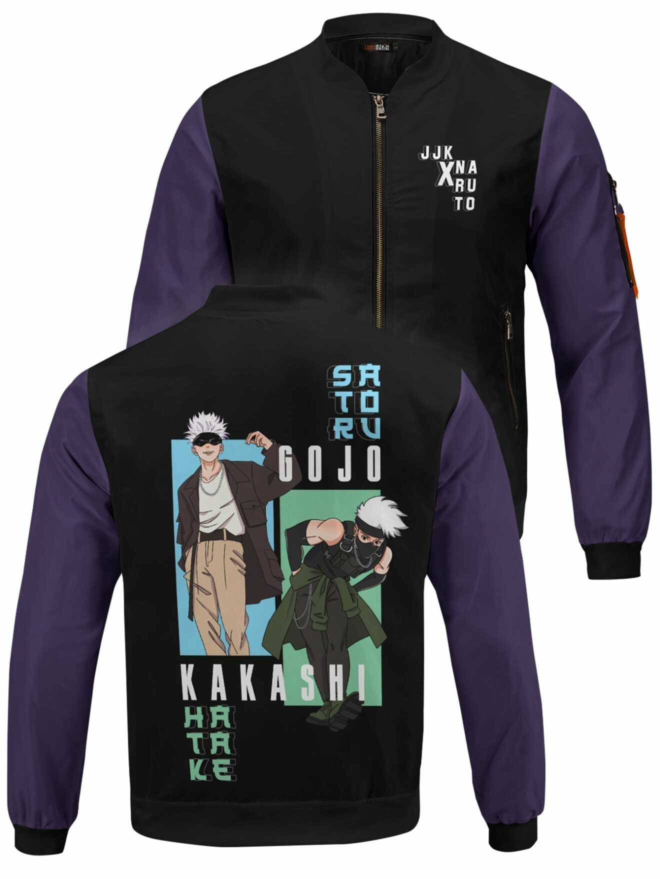 Kakashi Gojo StWear Bomber Jacket - Unique Anime Apparel for Fans