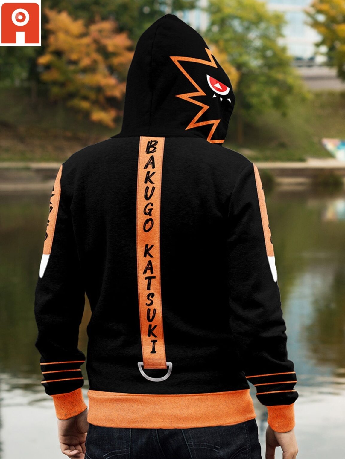 Katsuki Dino Zip Hoodie - Unique Anime Apparel for Fans