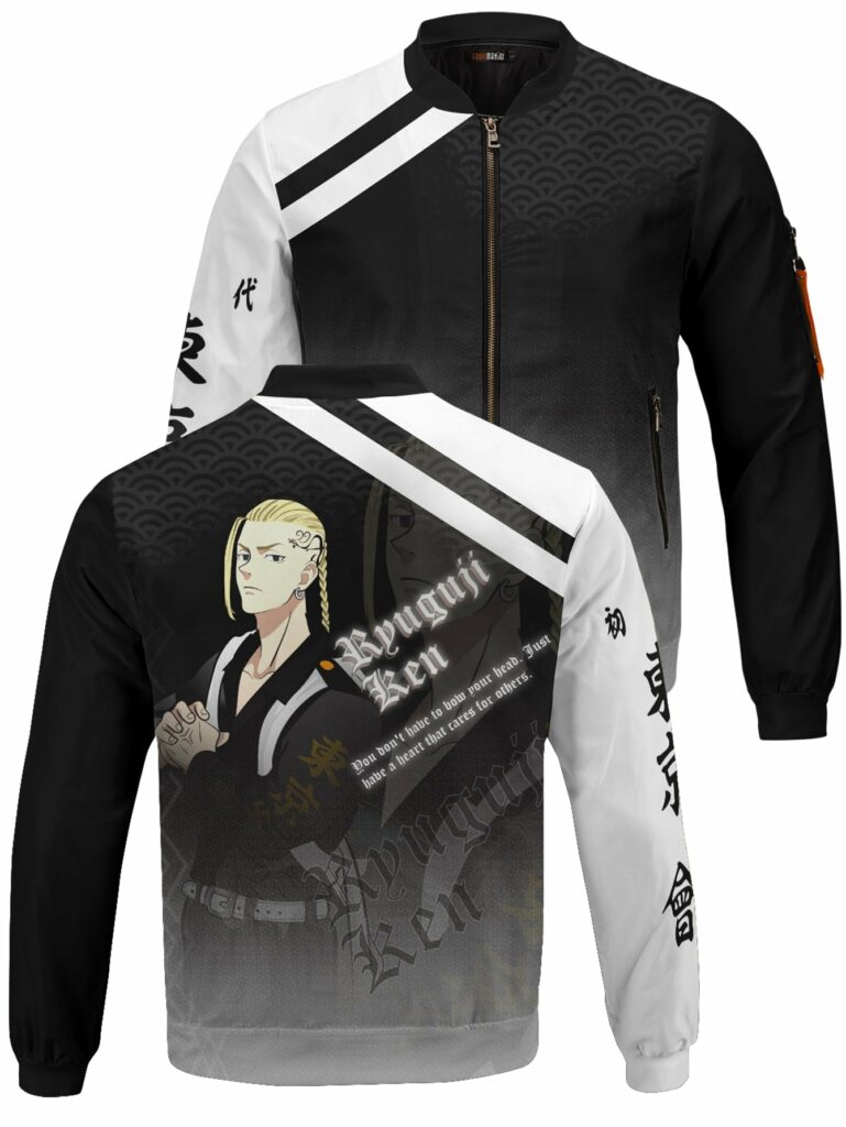 Ken Statement Bomber Jacket - Unique Anime Apparel for Fans