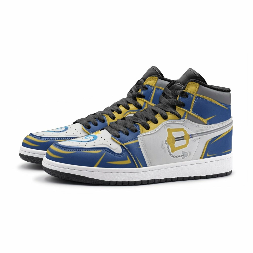 Kingdom Key Kingdom Hearts JD1 Shoes - Unique Anime Apparel for Fans