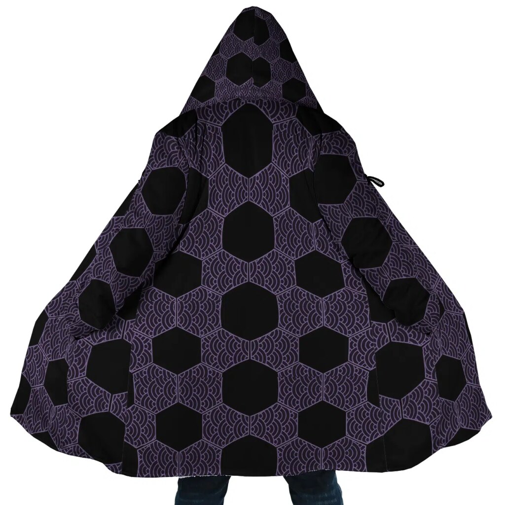 Kokushibo Demon Slayer Hooded Cloak Coats - Unique Anime Apparel for Fans