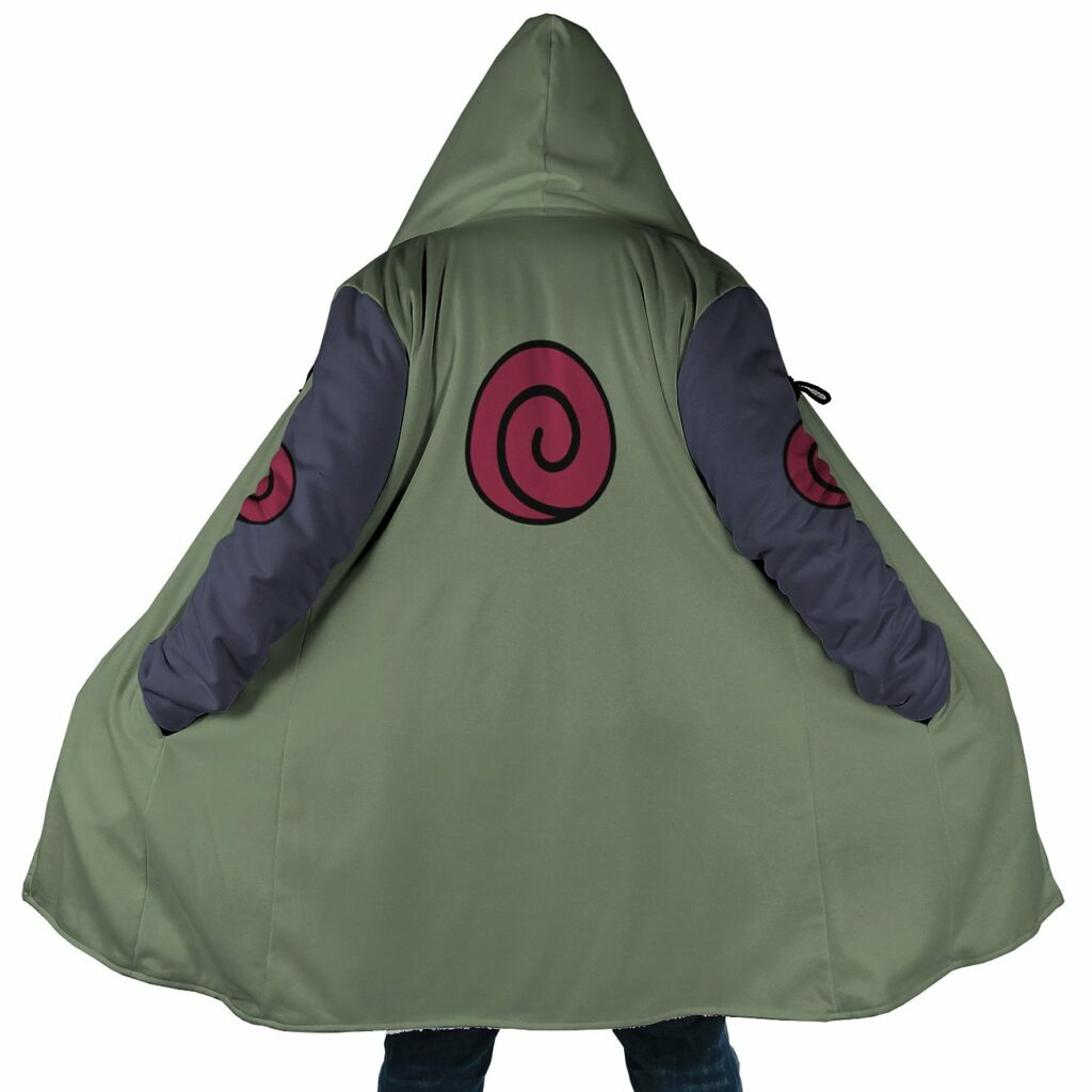 Konoha Jonin Naruto Hooded Cloak Coats - Unique Anime Apparel for Fans