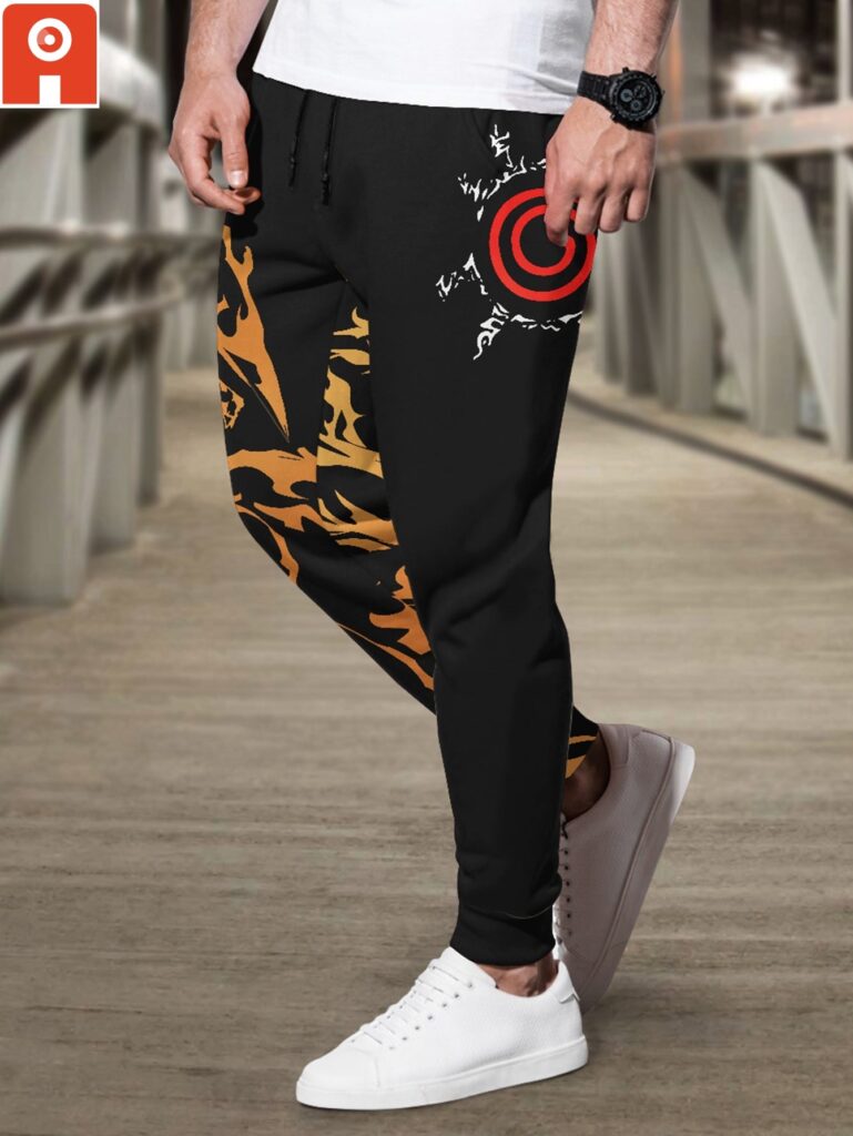 Kurama Semblance Jogger Pants - Unique Anime Apparel for Fans