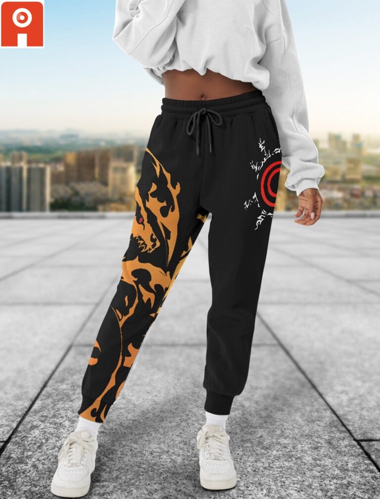 Kurama Semblance Jogger Pants - Unique Anime Apparel for Fans
