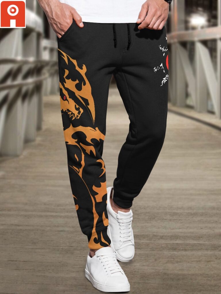 Kurama Semblance Jogger Pants - Unique Anime Apparel for Fans
