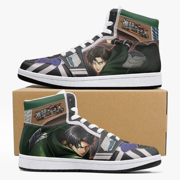Levi Ackerman Timeskip Shingeki no Kyojin J-Force Shoes - Unique Anime ...