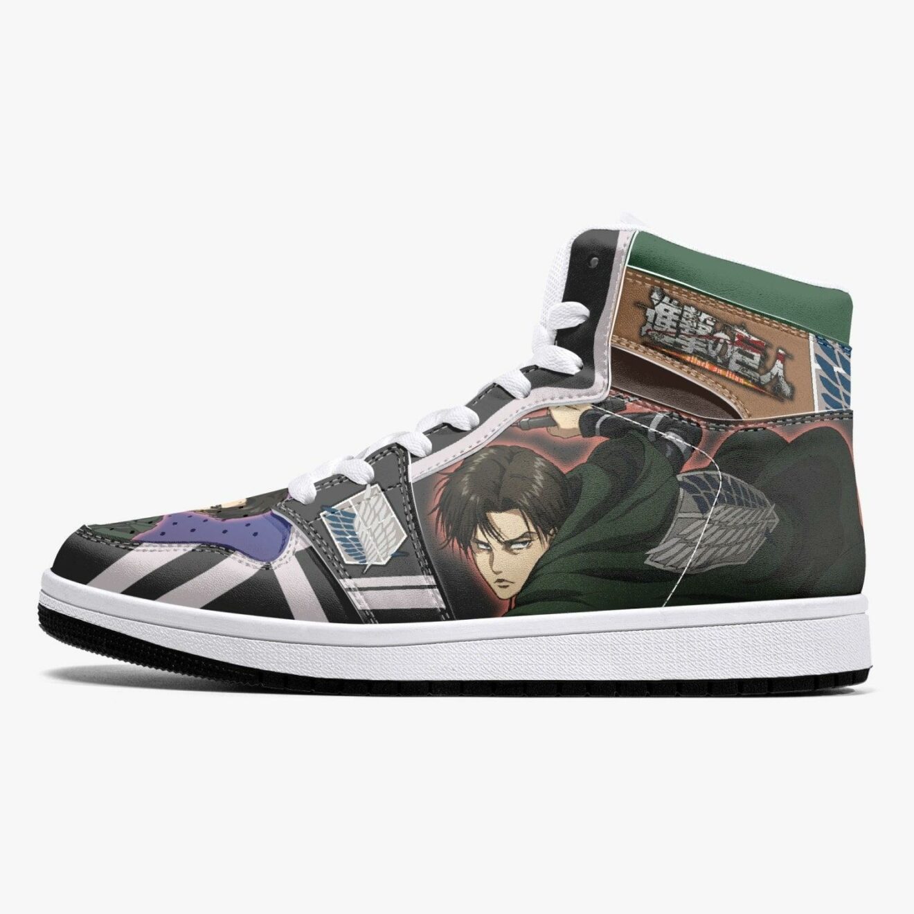 Levi Ackerman Timeskip Shingeki no Kyojin J-Force Shoes - Unique Anime ...