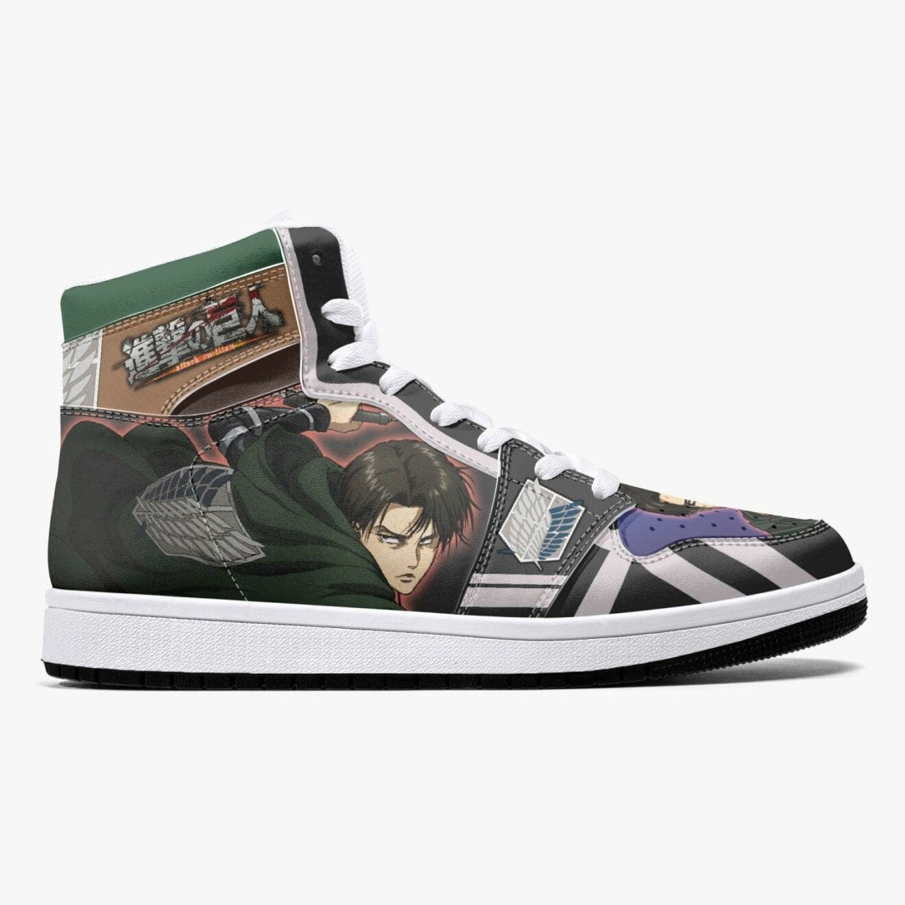 Levi Ackerman Timeskip Shingeki no Kyojin J-Force Shoes - Unique Anime ...