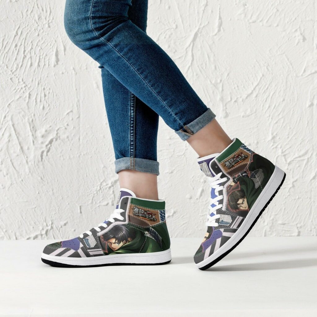 Levi Ackerman Timeskip Shingeki no Kyojin J-Force Shoes - Unique Anime ...