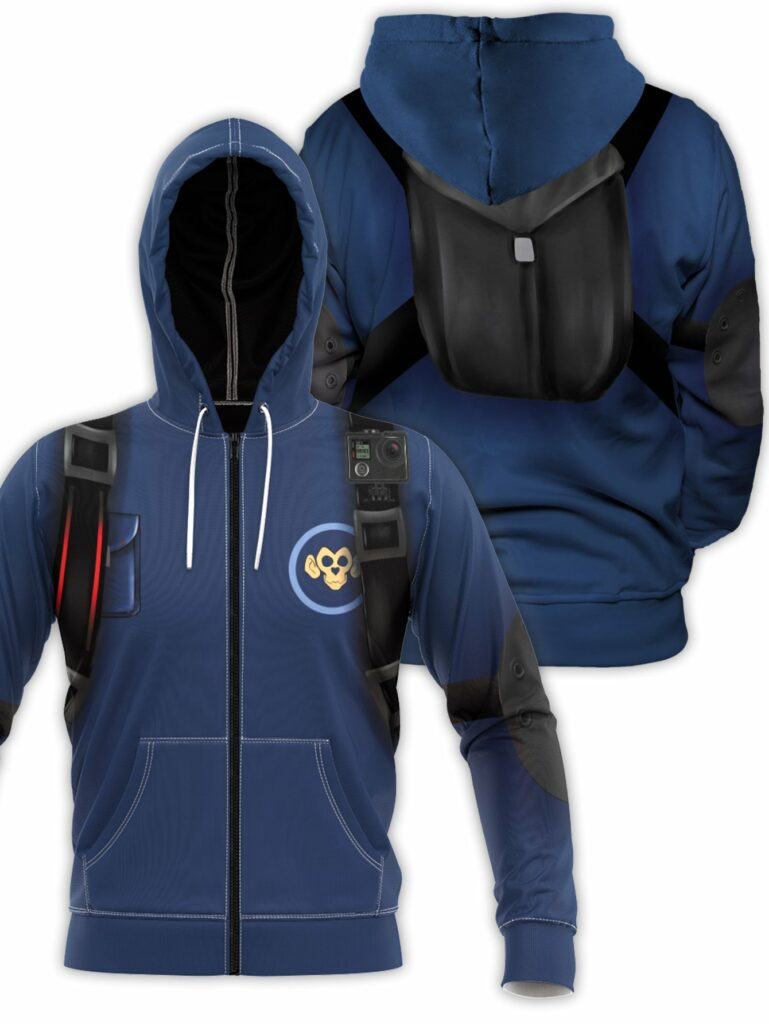 Levi Mccray Zip Hoodie - Unique Anime Apparel for Fans