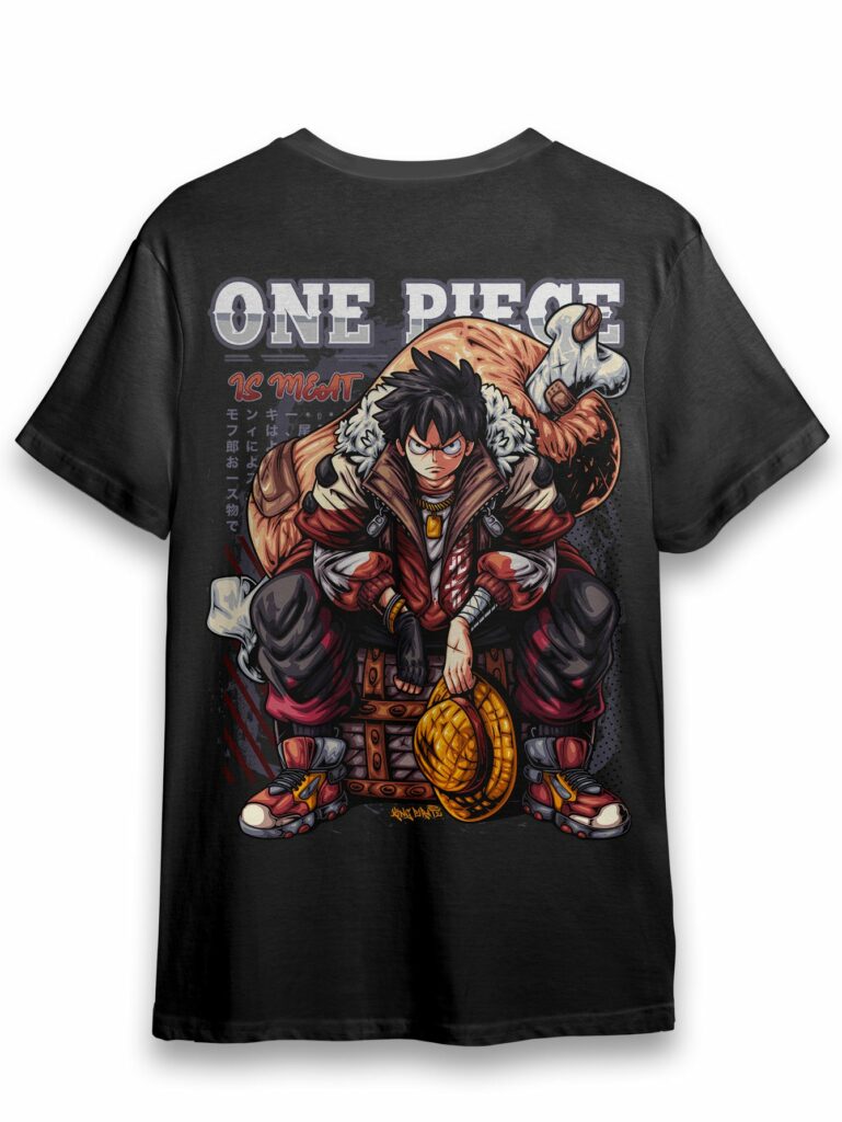 Luffy Hype T-Shirt - Unique Anime Apparel for Fans
