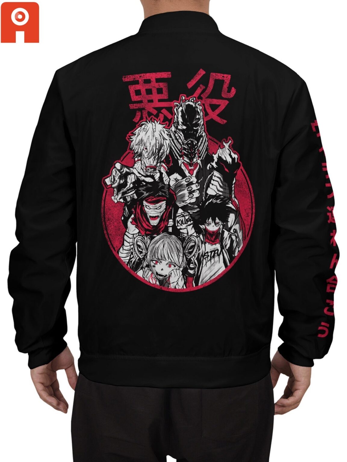My Hero Academia Villains Bomber Jacket - Unique Anime Apparel for Fans