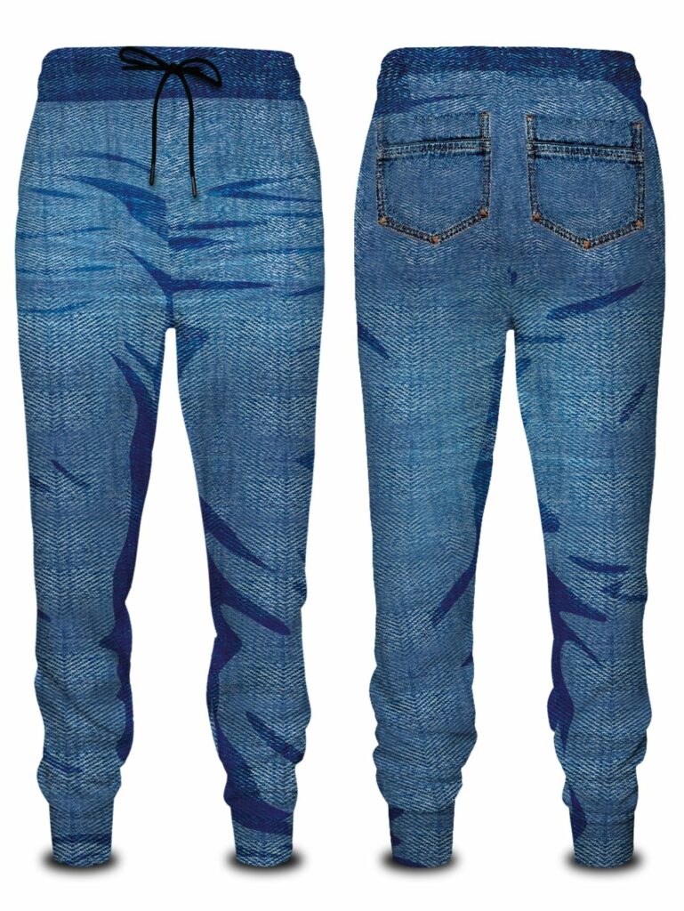 Marty Mcfly Cel Shaded Jogger Pants - Unique Anime Apparel for Fans