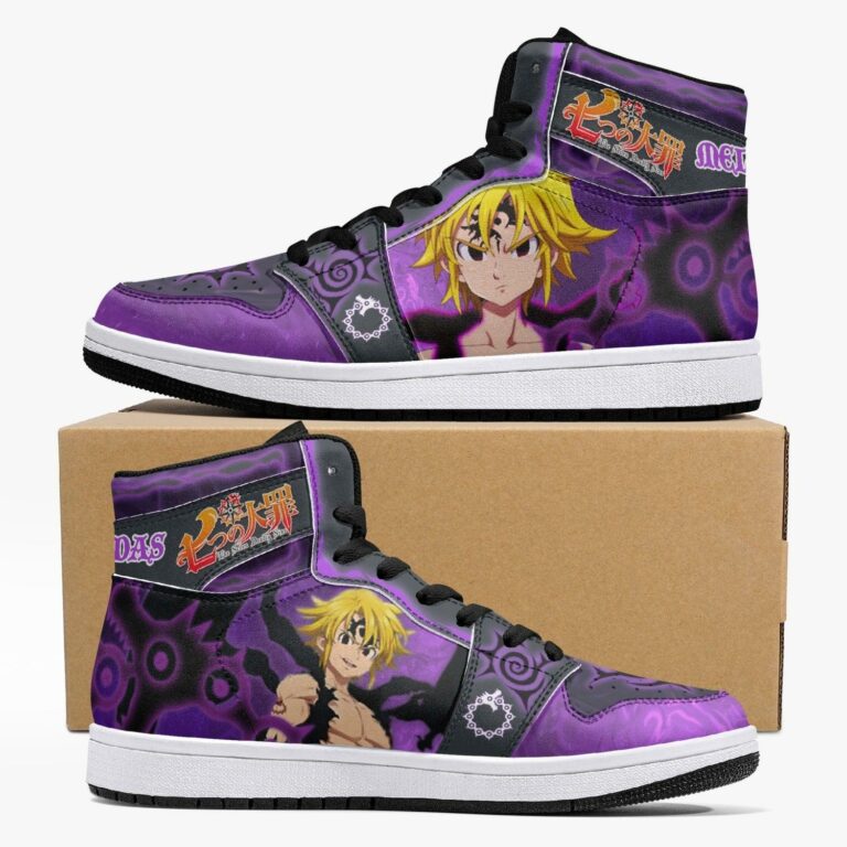 Meliodas Assault Mode Seven Deadly Sins J-Force Shoes - Unique Anime ...