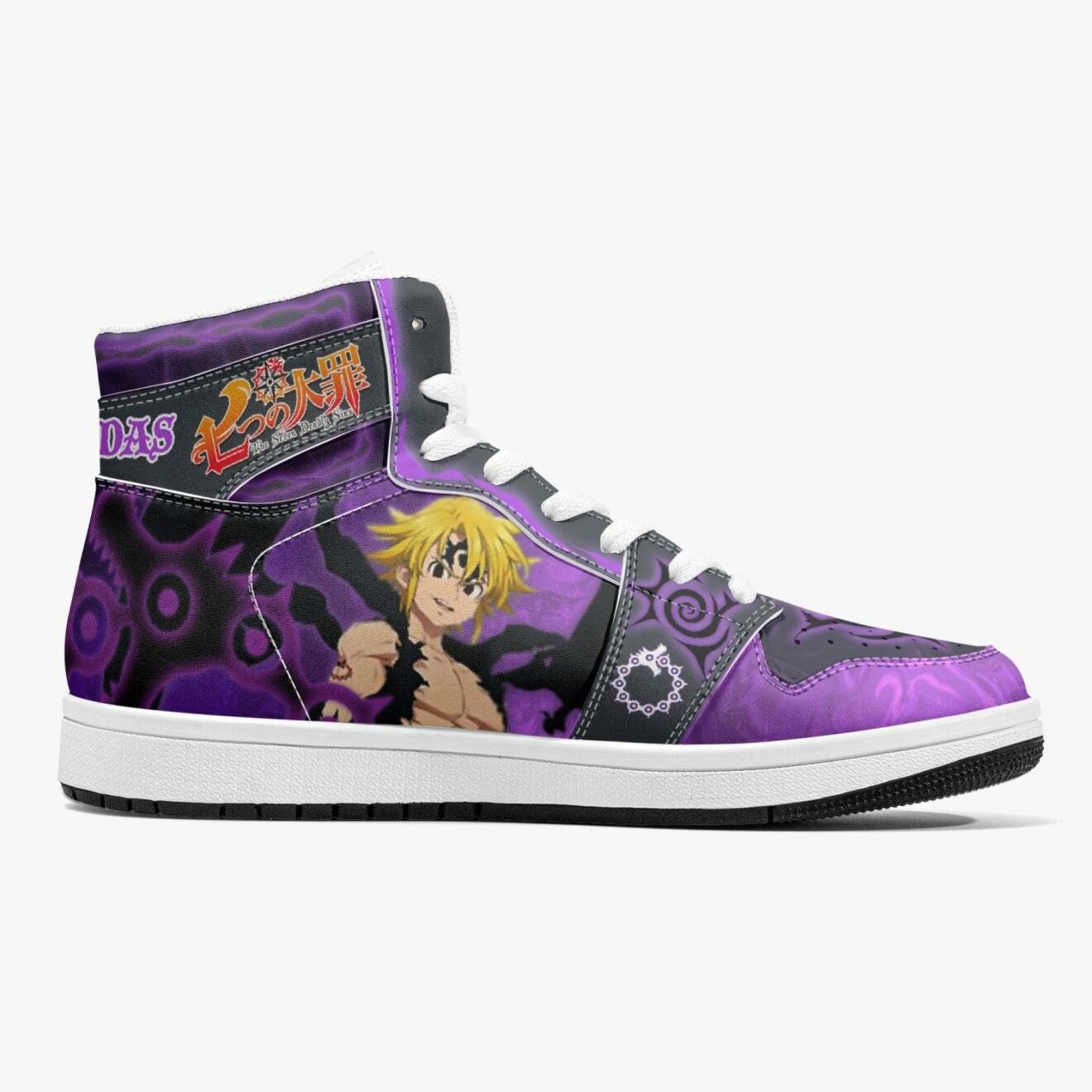 Meliodas Assault Mode Seven Deadly Sins J-Force Shoes - Unique Anime ...