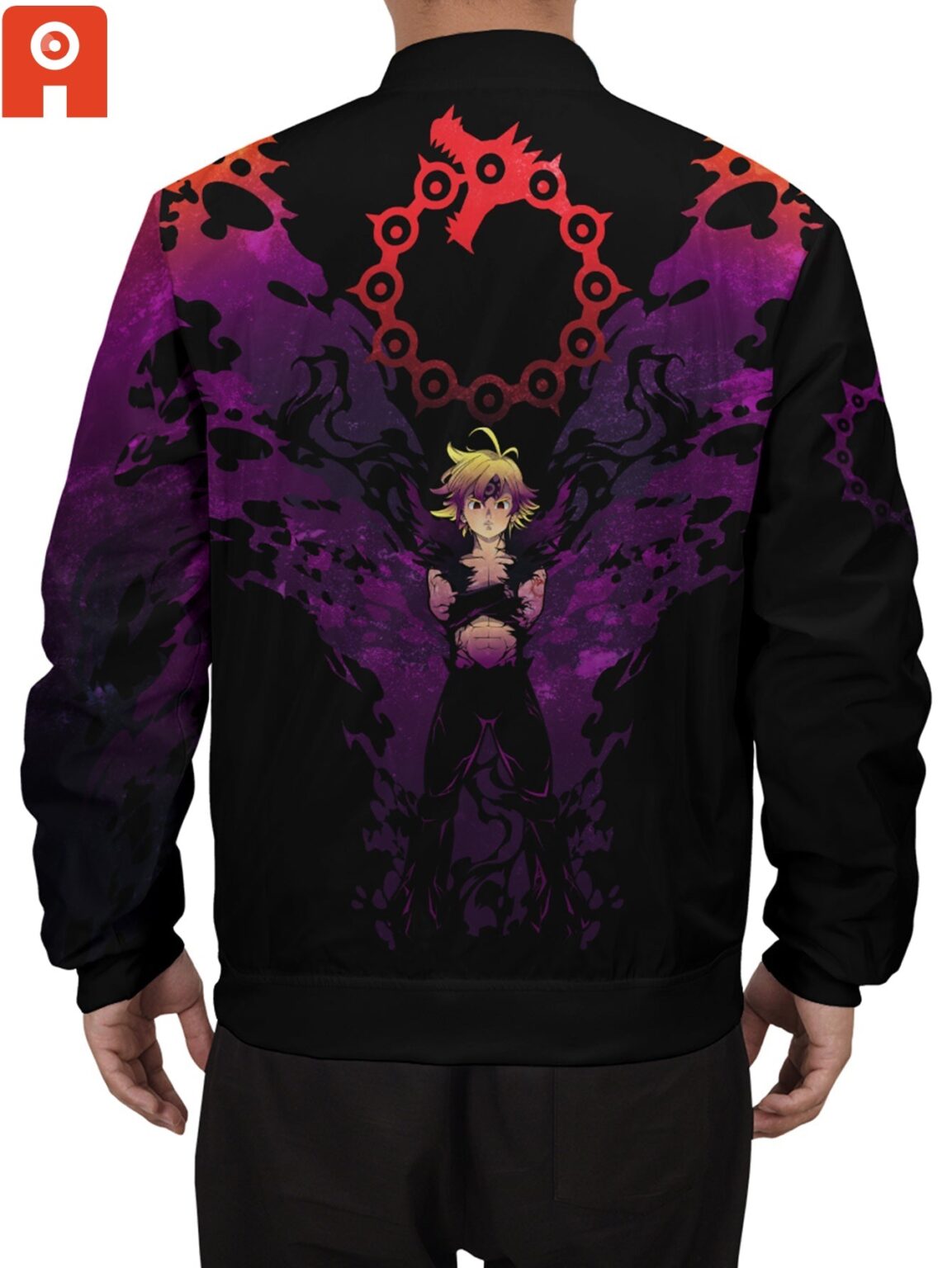 Meliodas Demon Bomber Jacket - Unique Anime Apparel for Fans