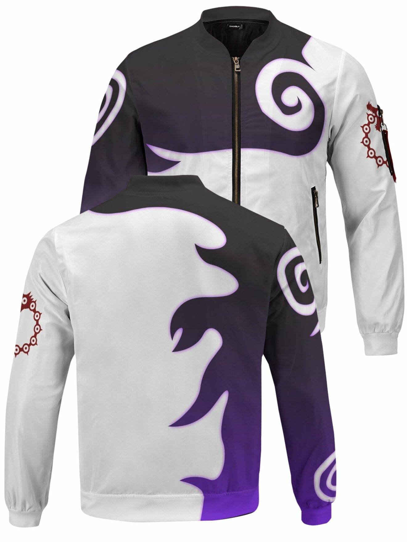 Meliodas Demon Mark Bomber Jacket - Unique Anime Apparel for Fans