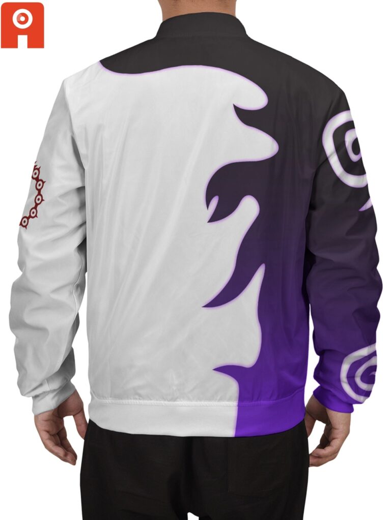 Meliodas Demon Mark Bomber Jacket - Unique Anime Apparel for Fans