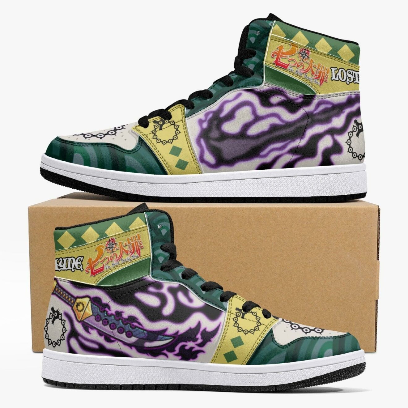 Meliodas Lostvayne Seven Deadly Sins J-Force Shoes - Unique Anime ...