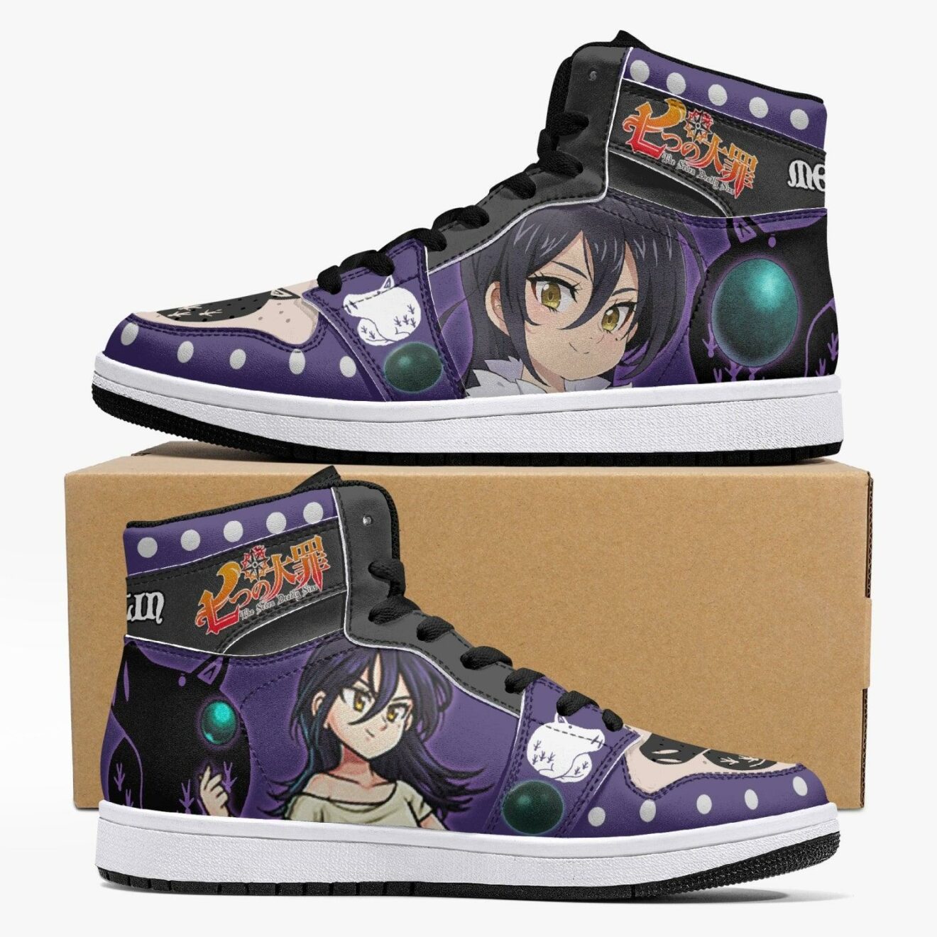 Merlin True Form Seven Deadly Sins J-Force Shoes - Unique Anime Apparel ...