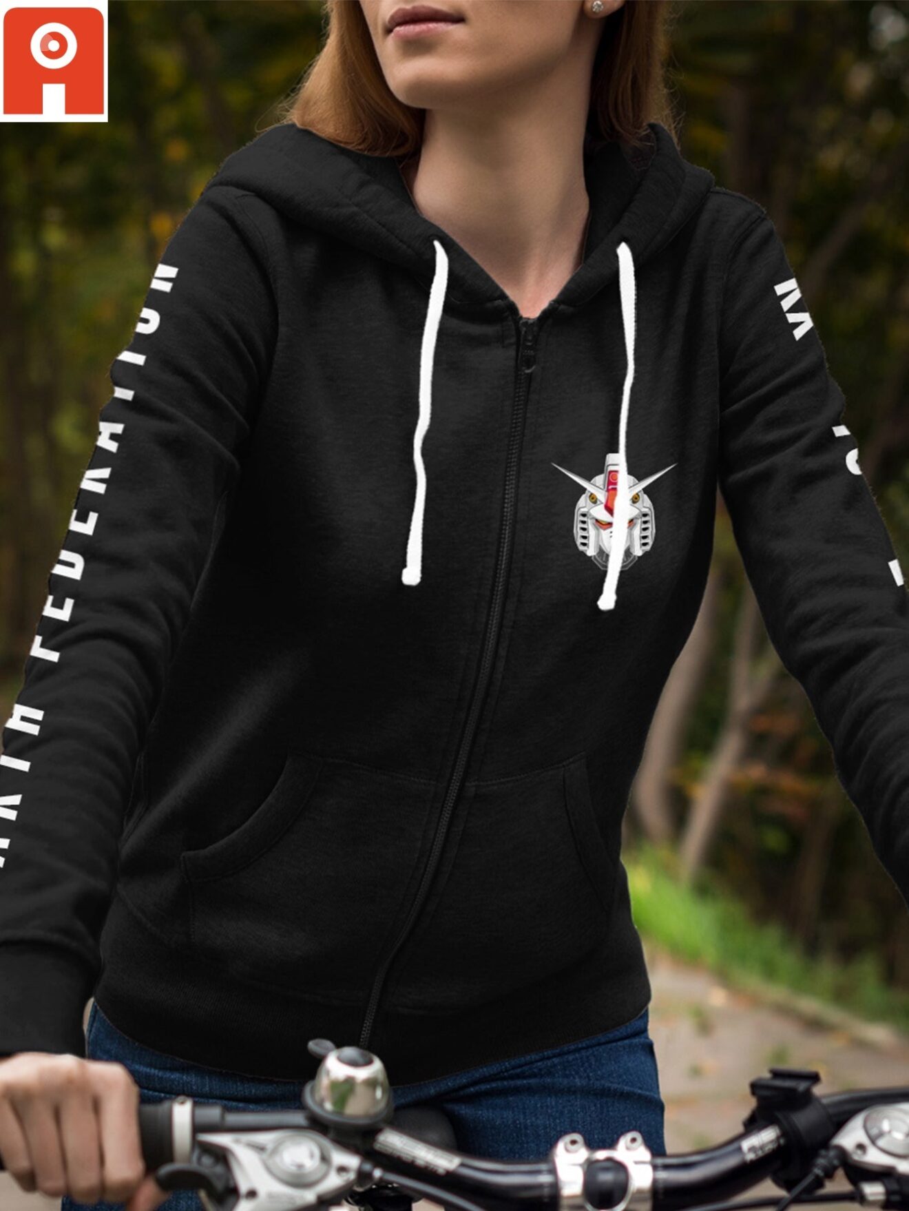 Mobile Suit Gundam Zip Hoodie - Unique Anime Apparel for Fans