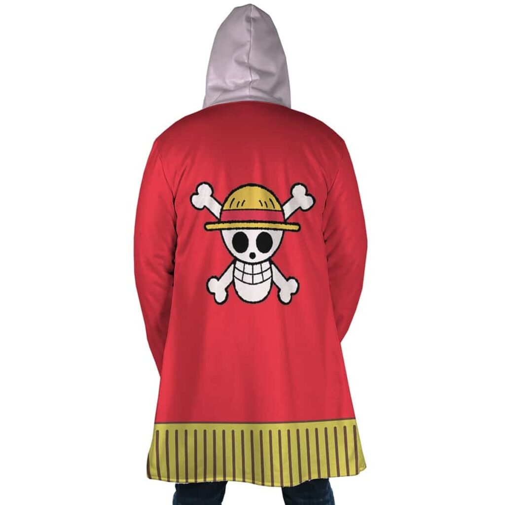 Monkey D. Luffy Hooded Cloak Coat - Unique Anime Apparel for Fans