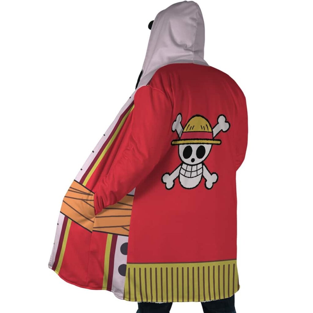 Monkey D. Luffy Hooded Cloak Coat - Unique Anime Apparel for Fans