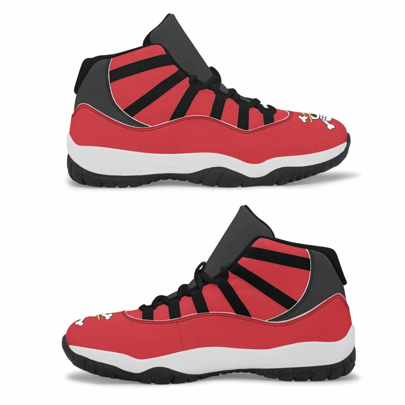 Monkey D.Luffy One Piece AJ11 Basketball Shoes - Unique Anime Apparel ...