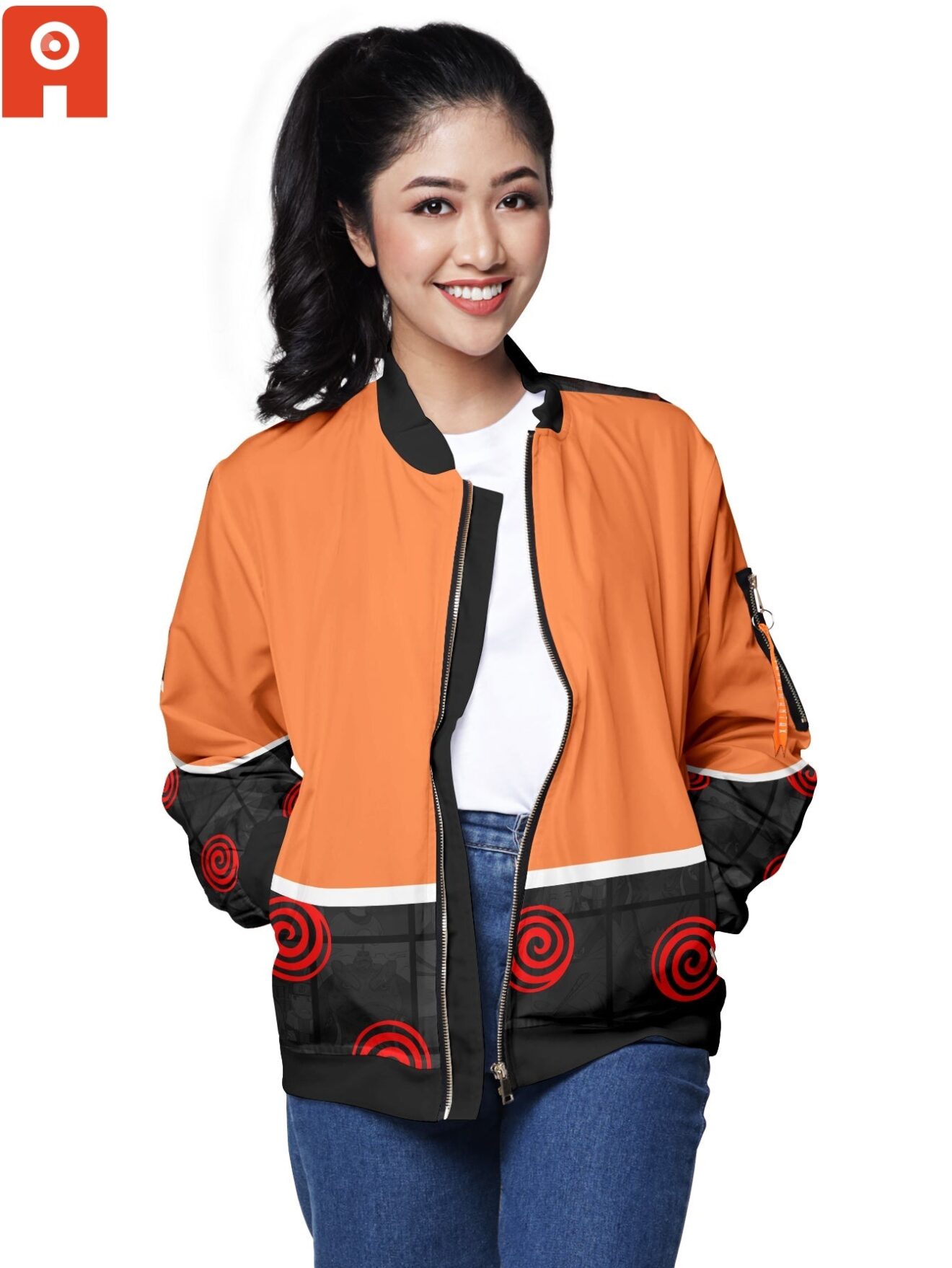 Monster Fox Sheath Bomber Jacket - Unique Anime Apparel for Fans