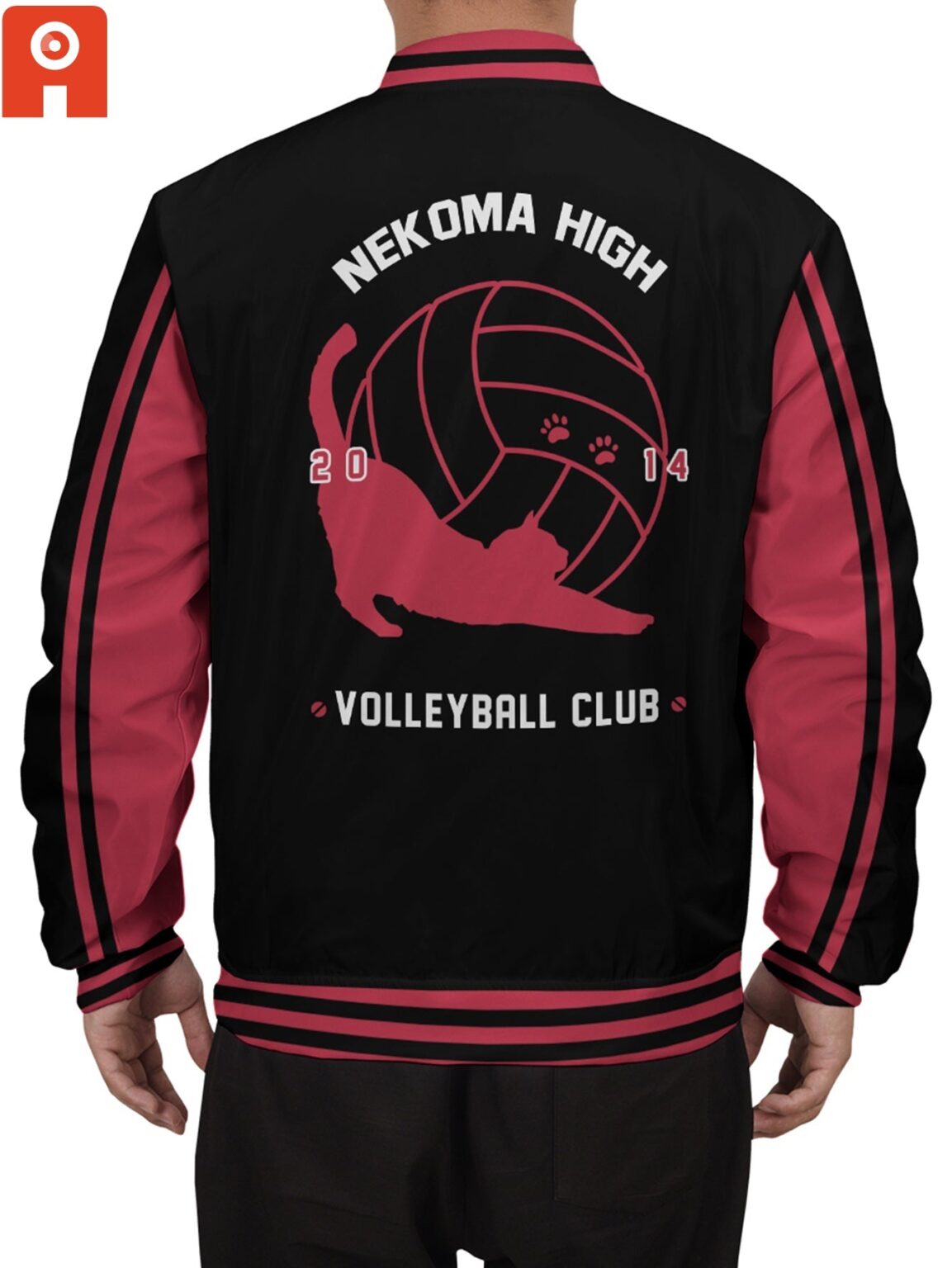 Nekoma Jersey Bomber Jacket - Unique Anime Apparel for Fans