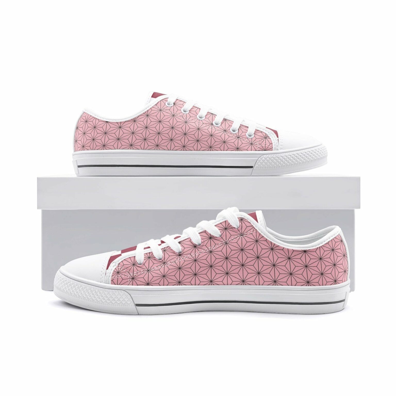 Nezuko Kamado Demon Slayer Classic Low Top Canvas Shoes - Unique Anime ...