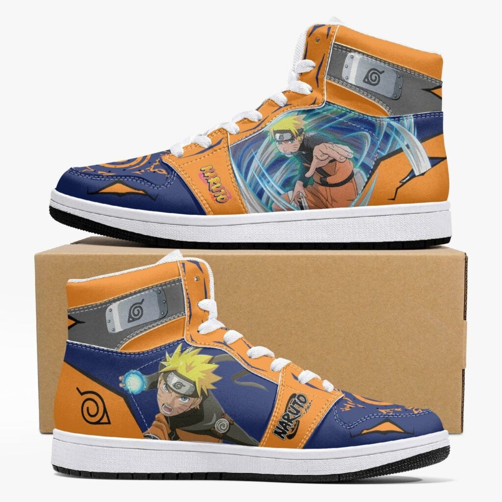 Ninja Uzumaki Rasengan J-Force Shoes - Unique Anime Apparel for Fans