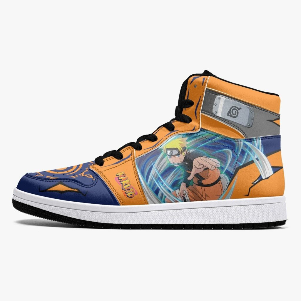 Ninja Uzumaki Rasengan J-Force Shoes - Unique Anime Apparel for Fans