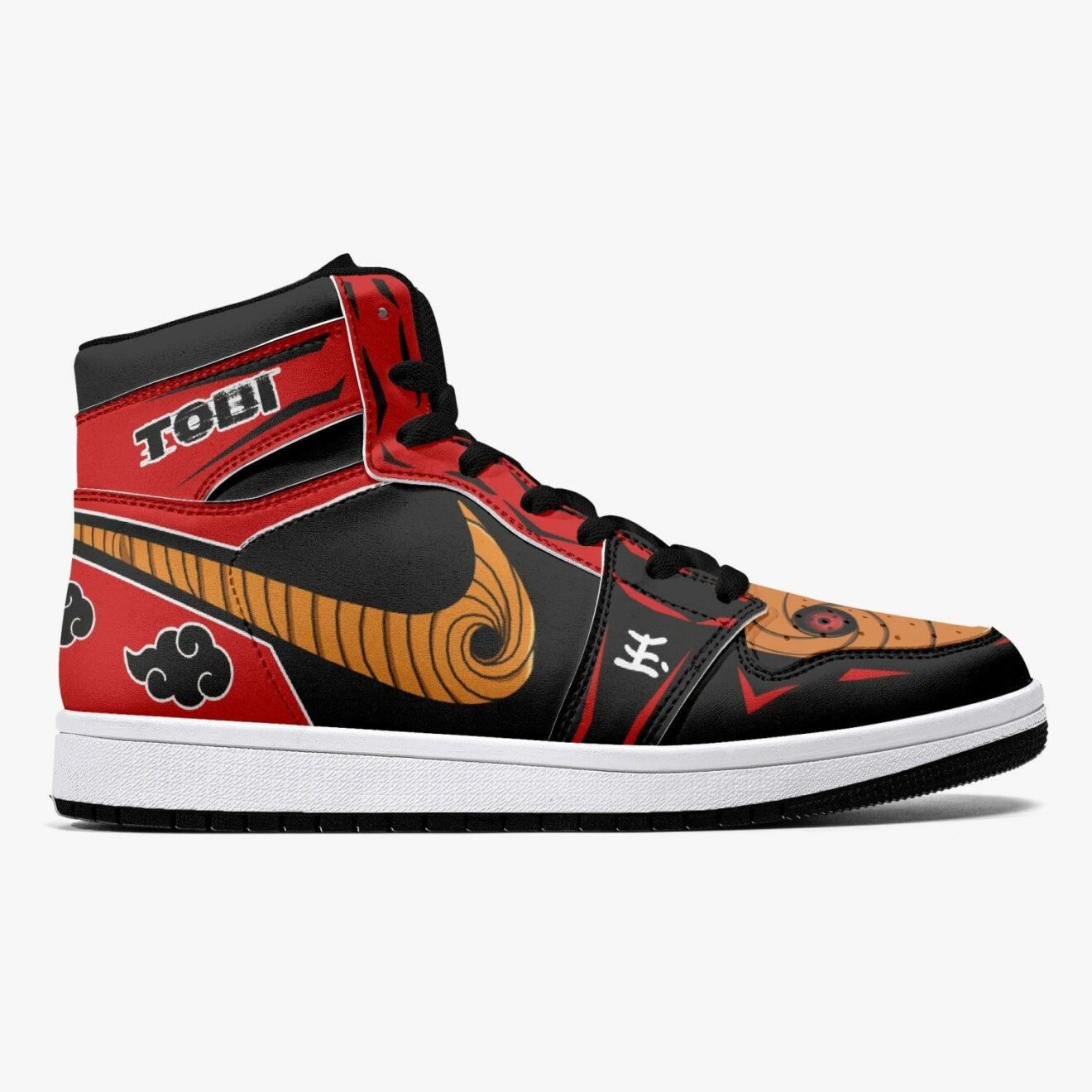 Obito Tobi Clan Red Cloud Ninja J-Force Shoes - Unique Anime Apparel ...