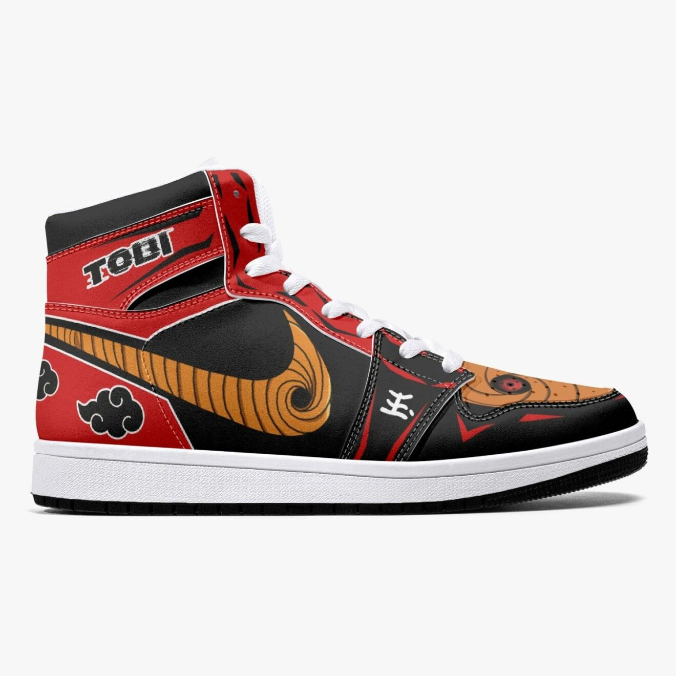 Obito Tobi Clan Red Cloud Ninja J-Force Shoes - Unique Anime Apparel ...