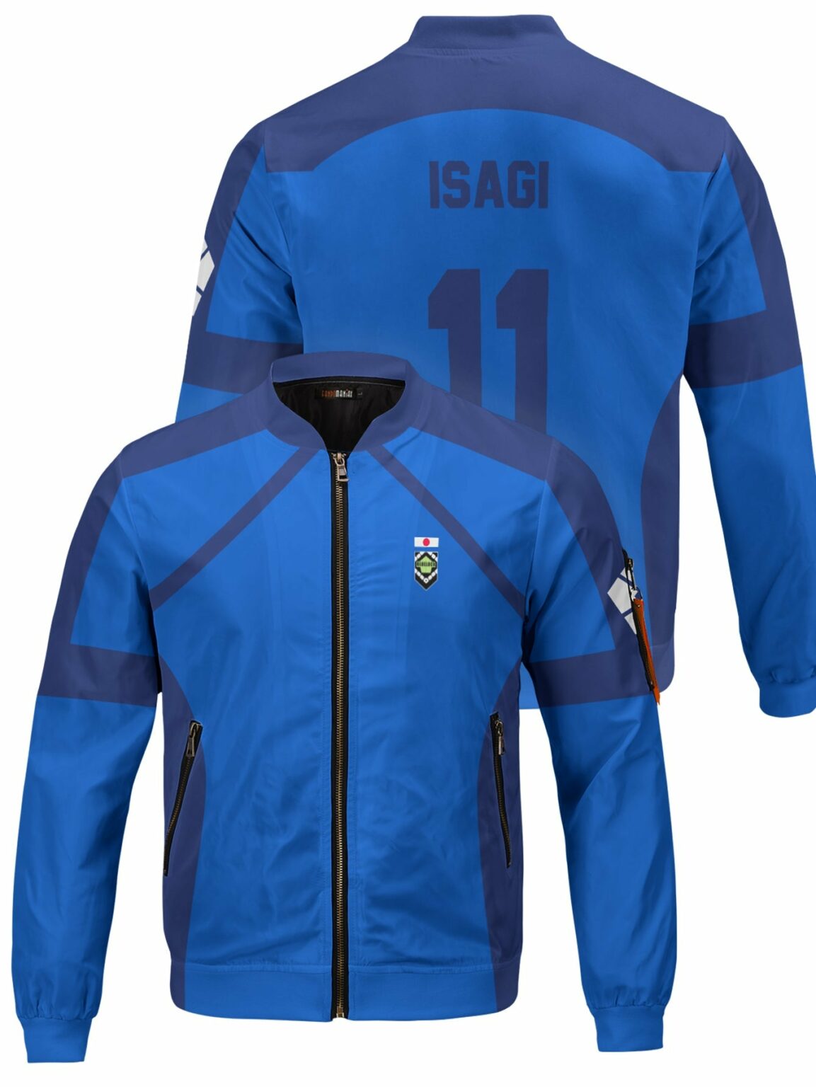 Personalized Blue Lock Jersey Bomber Jacket - Unique Anime Apparel for Fans