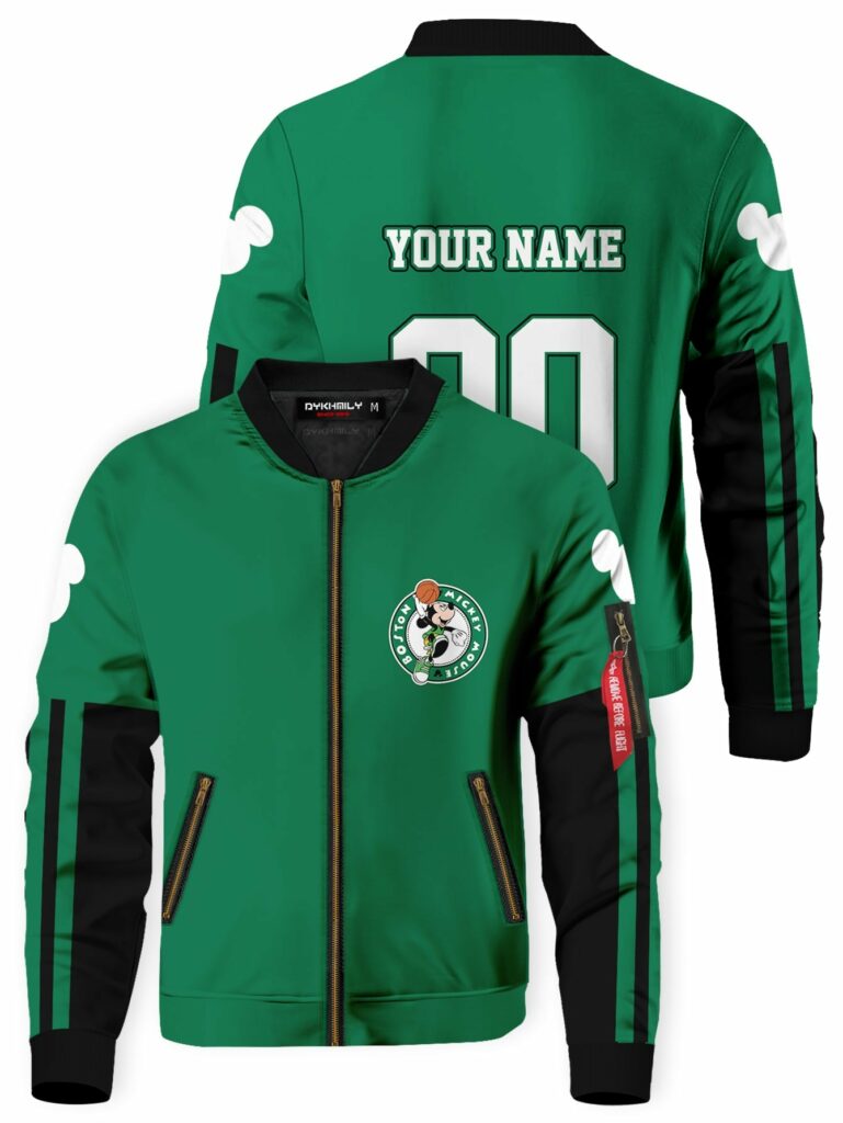 Personalized Boston Mouse Bomber Jacket - Unique Anime Apparel for Fans