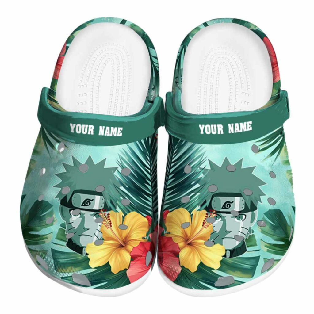 Personalized Epic Naruto Tropical Vibes Crocs - Unique Anime Apparel ...