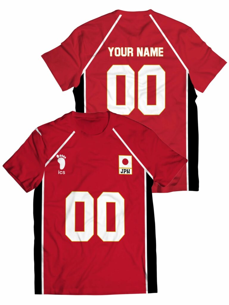 Personalized Haikyuu National Team T-Shirt - Unique Anime Apparel for Fans