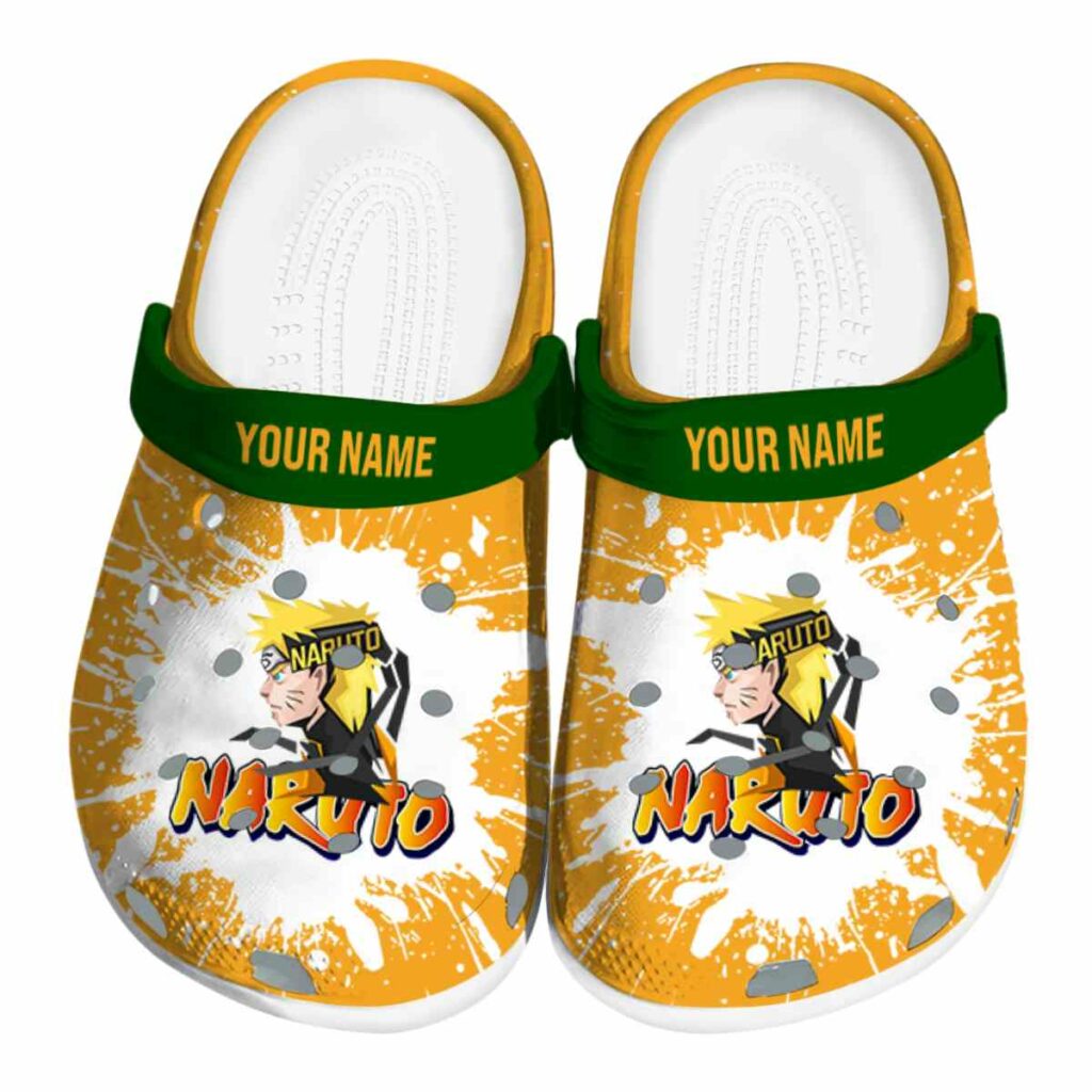Personalized Naruto Splash Art Crocs - Unique Anime Apparel for Fans