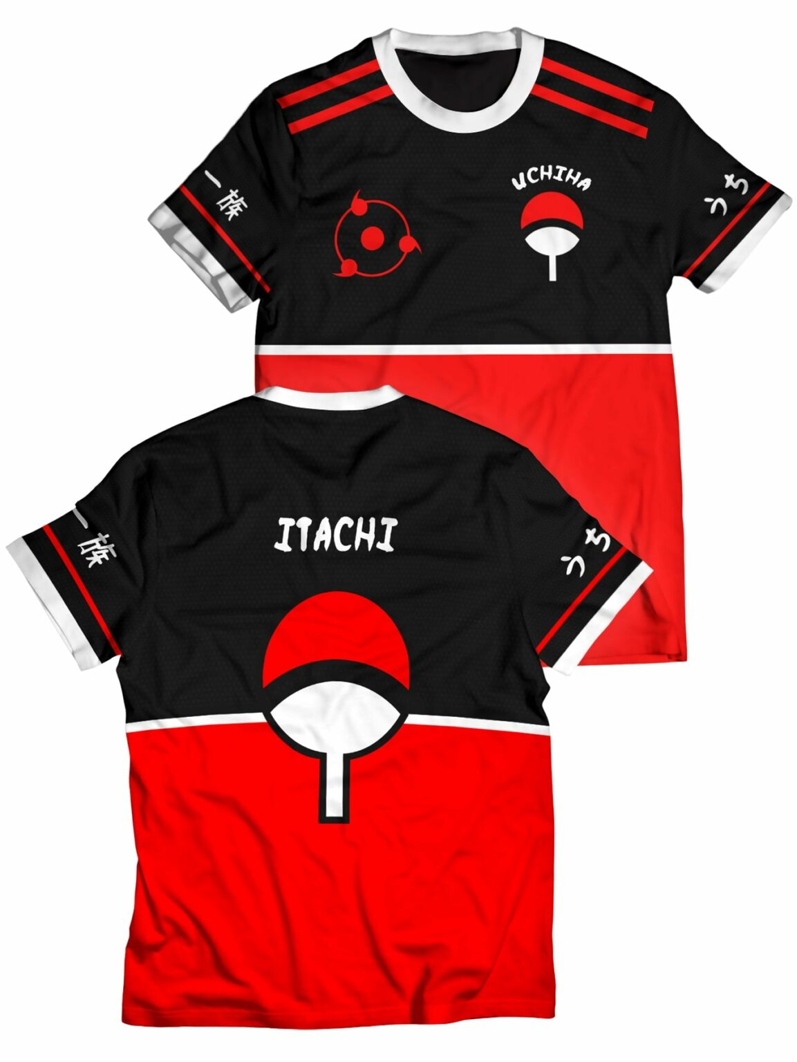 Personalized Noble Uchiha Clan T-Shirt - Unique Anime Apparel for Fans