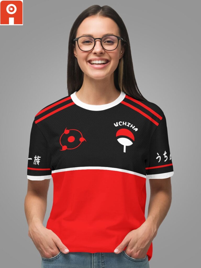 Personalized Noble Uchiha Clan T-Shirt - Unique Anime Apparel for Fans