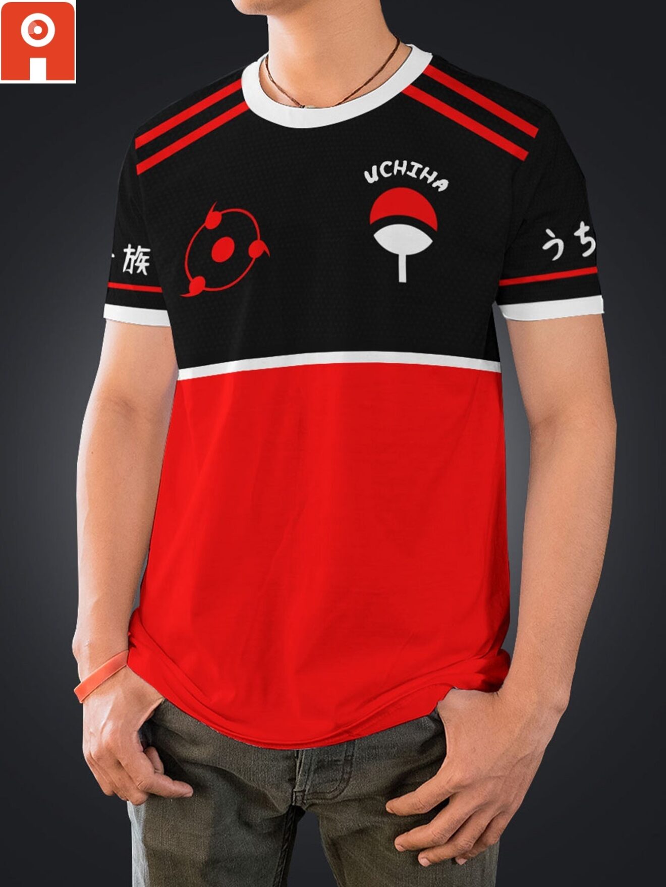 Personalized Noble Uchiha Clan T-Shirt - Unique Anime Apparel for Fans