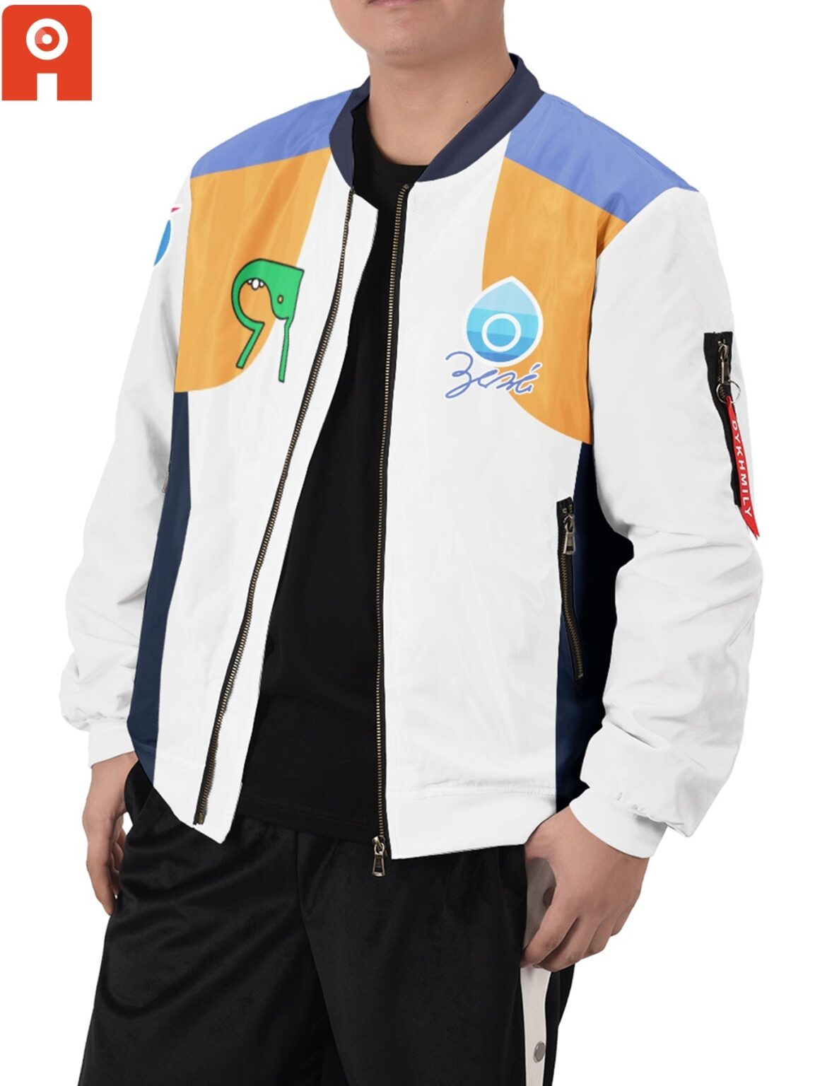 Personalized Poke Water Uniform Bomber Jacket - Unique Anime Apparel ...